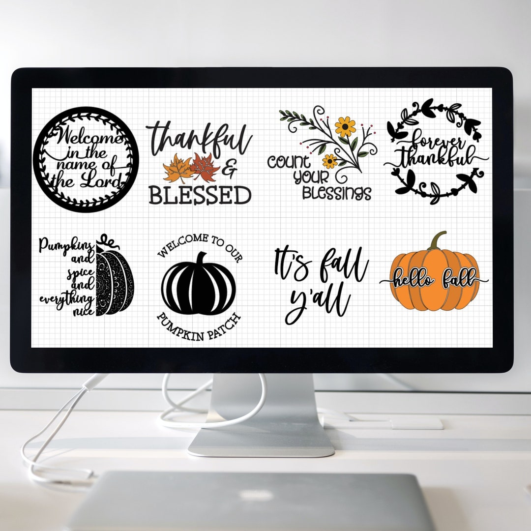 Fall SVG Bundle Svg Bundle Thankful Svg Thanksgiving Svgs Fall Svgs ...