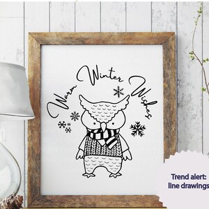 Cute Winter Animals Svg Bundle Winter Svg Bundle Winter - Etsy