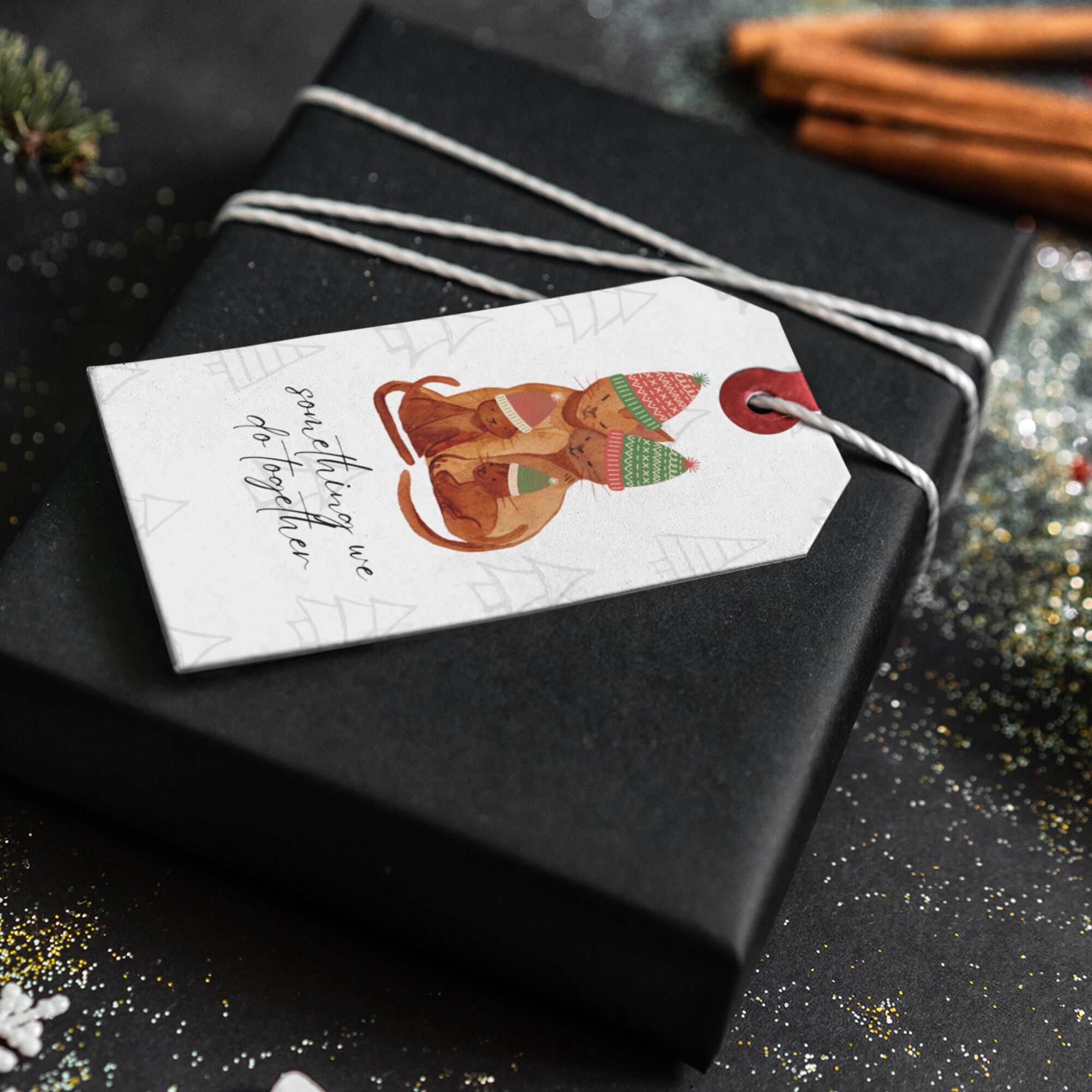 Five Gift Rule Tags Five Gift Rule Tag Canva Template Cute - Etsy