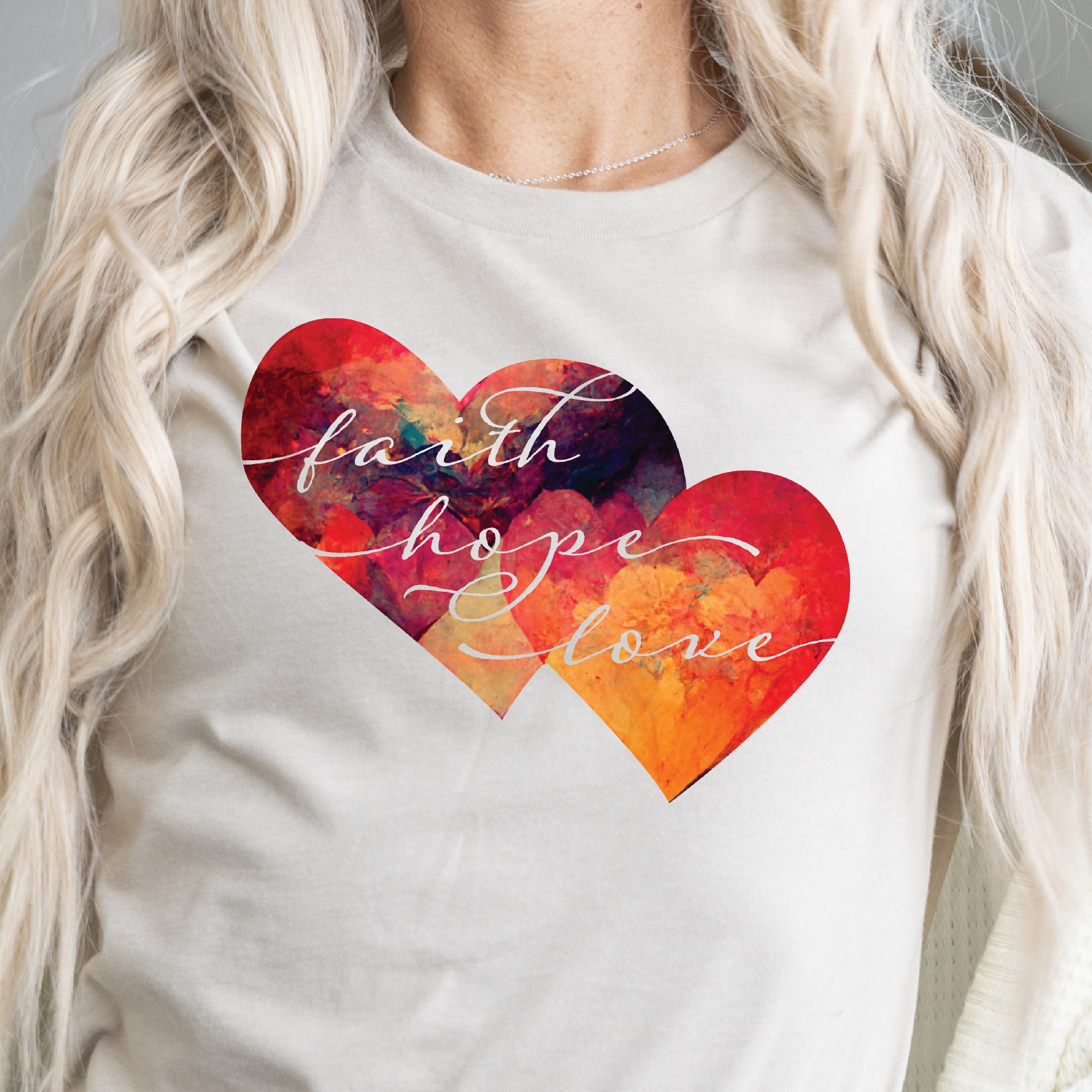 Faith Hope Love Png Watercolor Christian Png Faith - Etsy