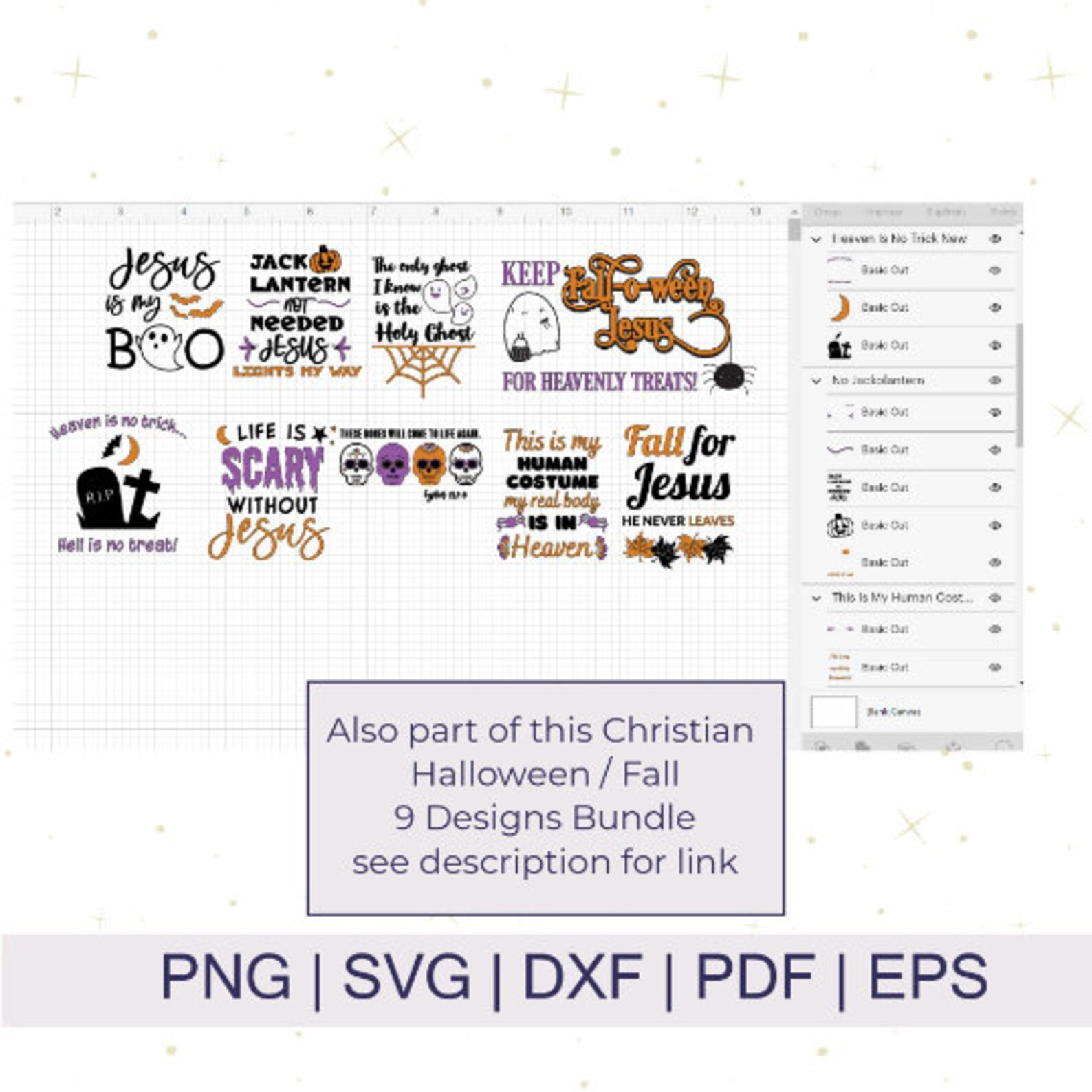 Life is Scary Without Jesus SVG Christian Halloween Svg Svg - Etsy