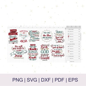 Christmas Bible Verse Svg Bundle | Christmas Bible Verse Svg ...