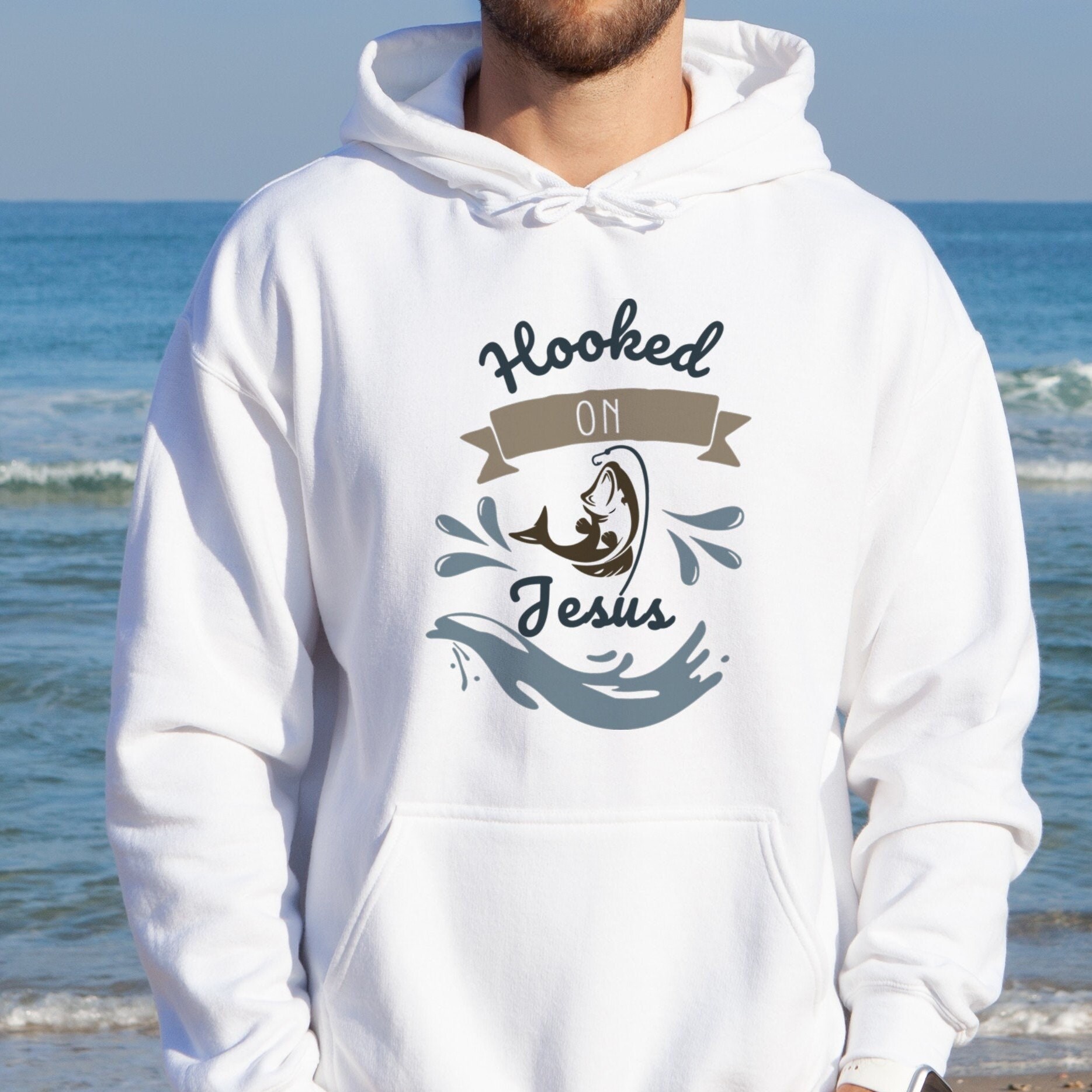 Hooked on Jesus Svg Christian Man Svg Christian Fishing Svg - Etsy