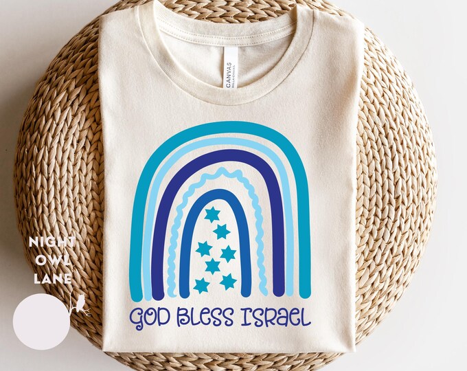 God Bless Israel Svg | Israel Rainbow Svg | Christian Svg | Holy Land ...