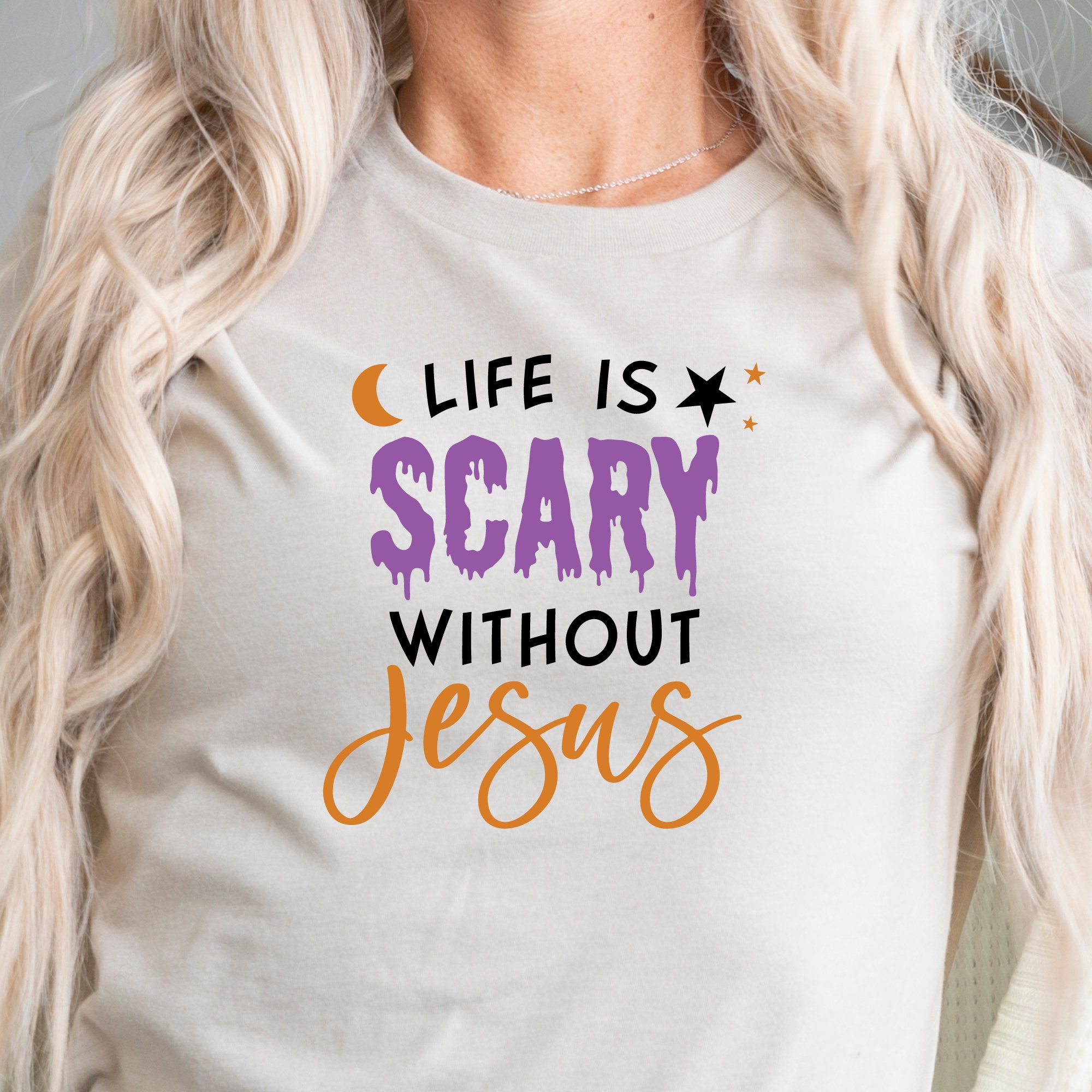 Life is Scary Without Jesus SVG Christian Halloween Svg Svg - Etsy