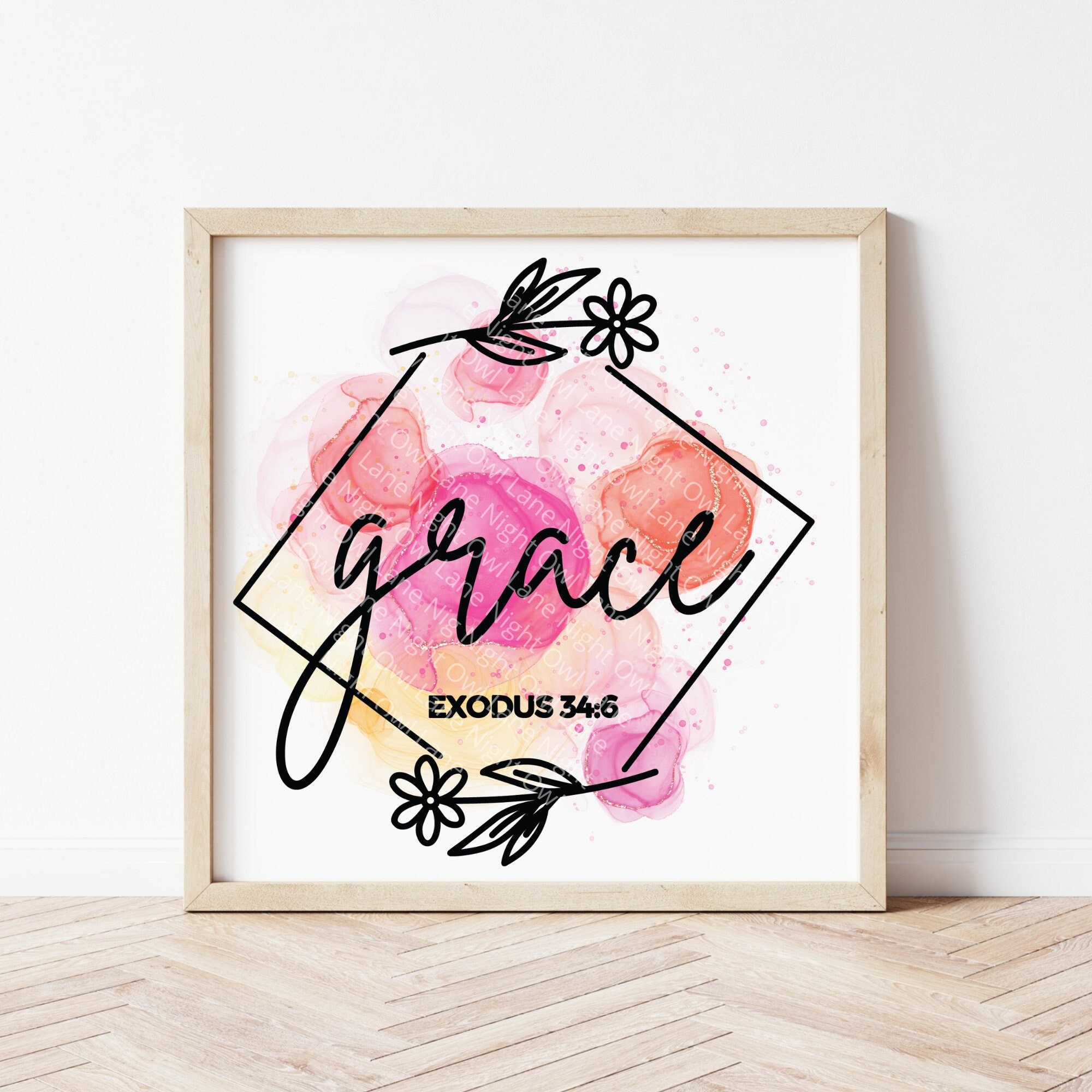 Grace PNG Scripture PNG Christian Png Bible Verse Wall - Etsy