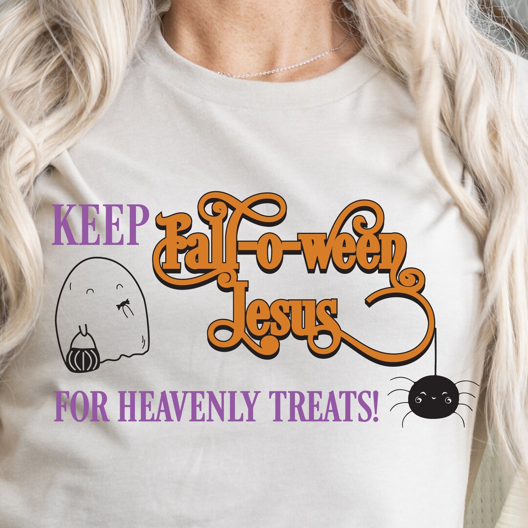 Keep Fall-o-ween Jesus Svg Halloween Christian Svg for - Etsy