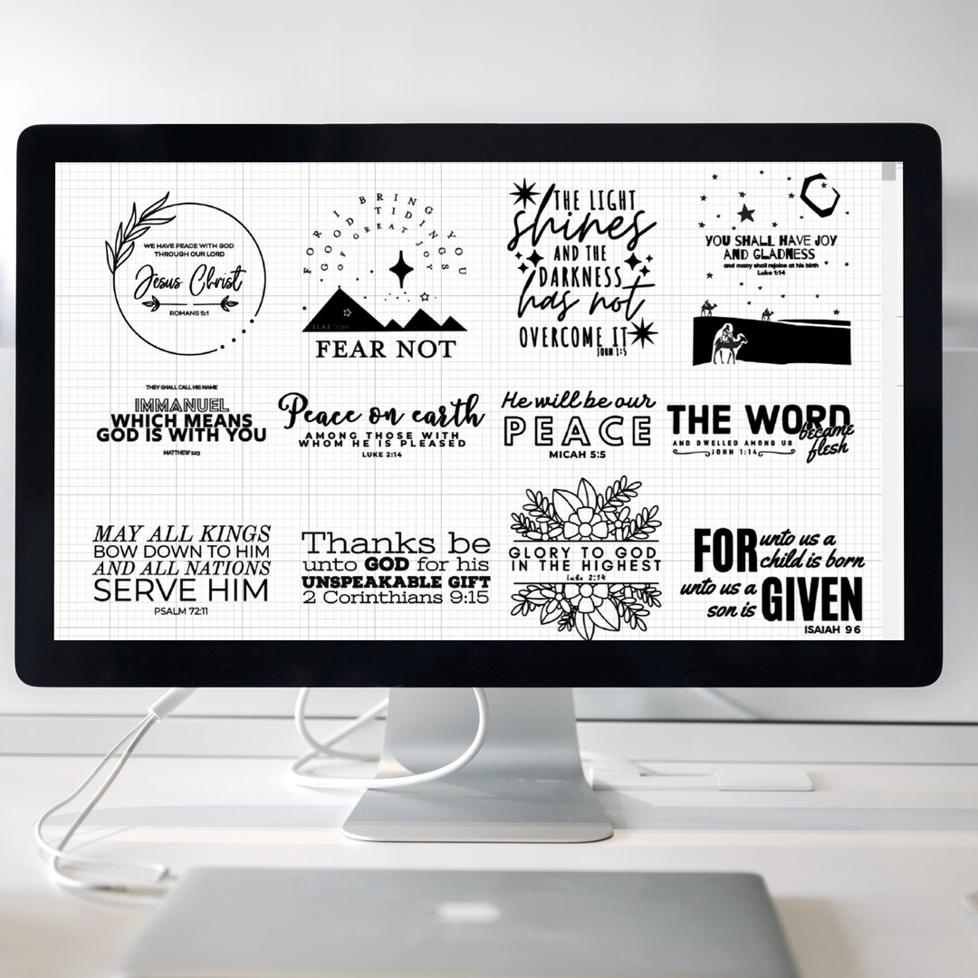 Christmas Bible Verse Svg Bundle Christmas Bible Verse Svg Christmas ...