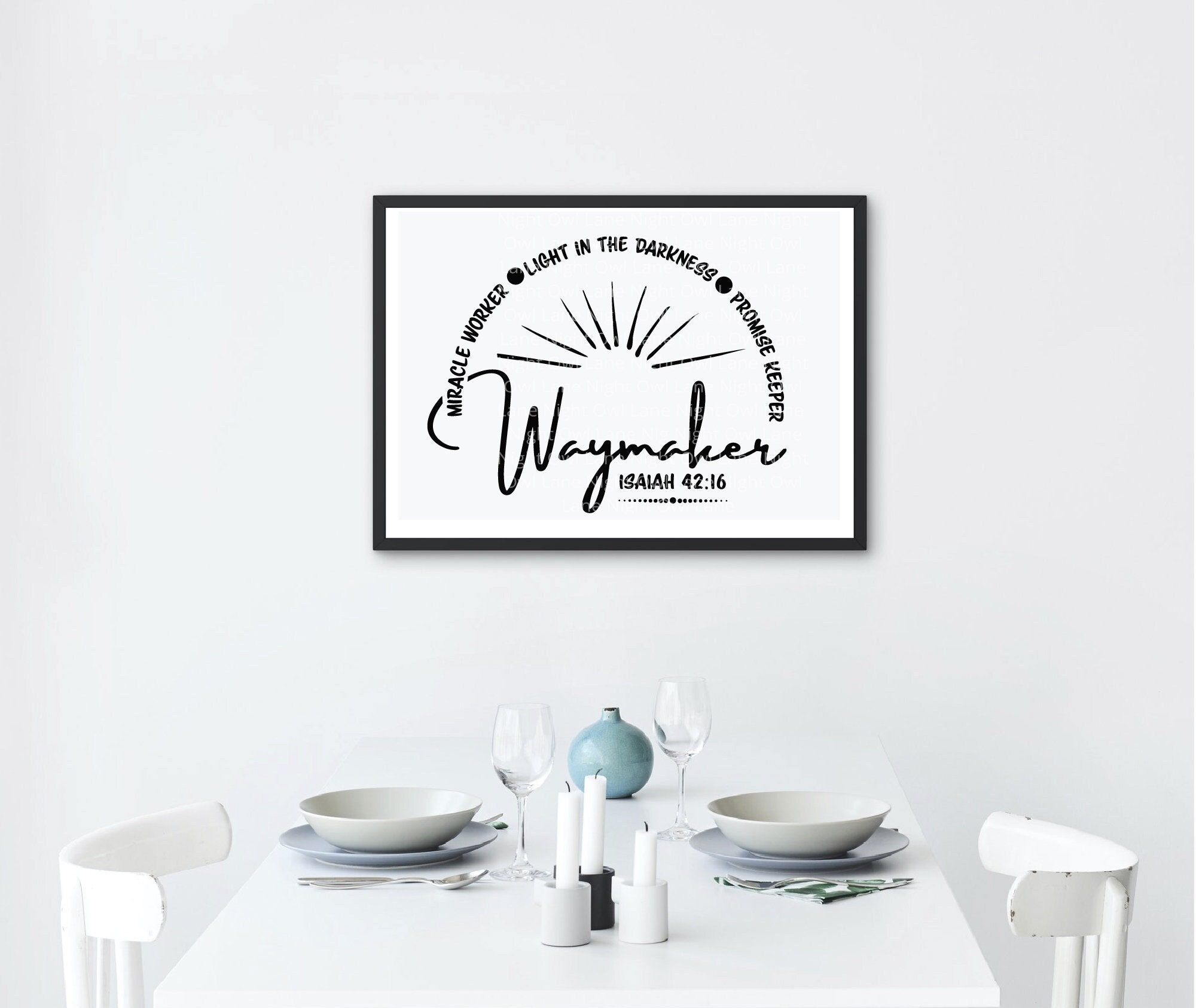 Waymaker Svg Scripture Svg Bible Verse Svg Isaiah 42:16 - Etsy