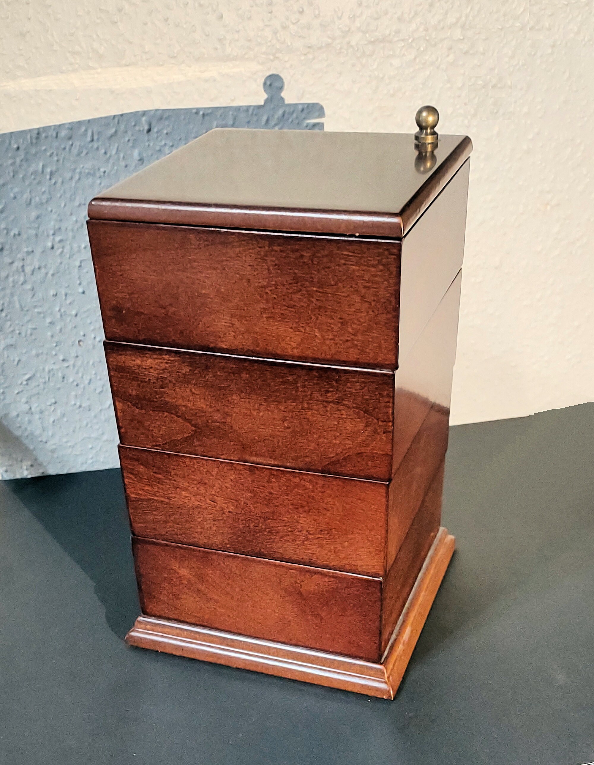 The Bombay Company, 1996 Wood Desk Organizer, 4 Tier, Vintage - Etsy