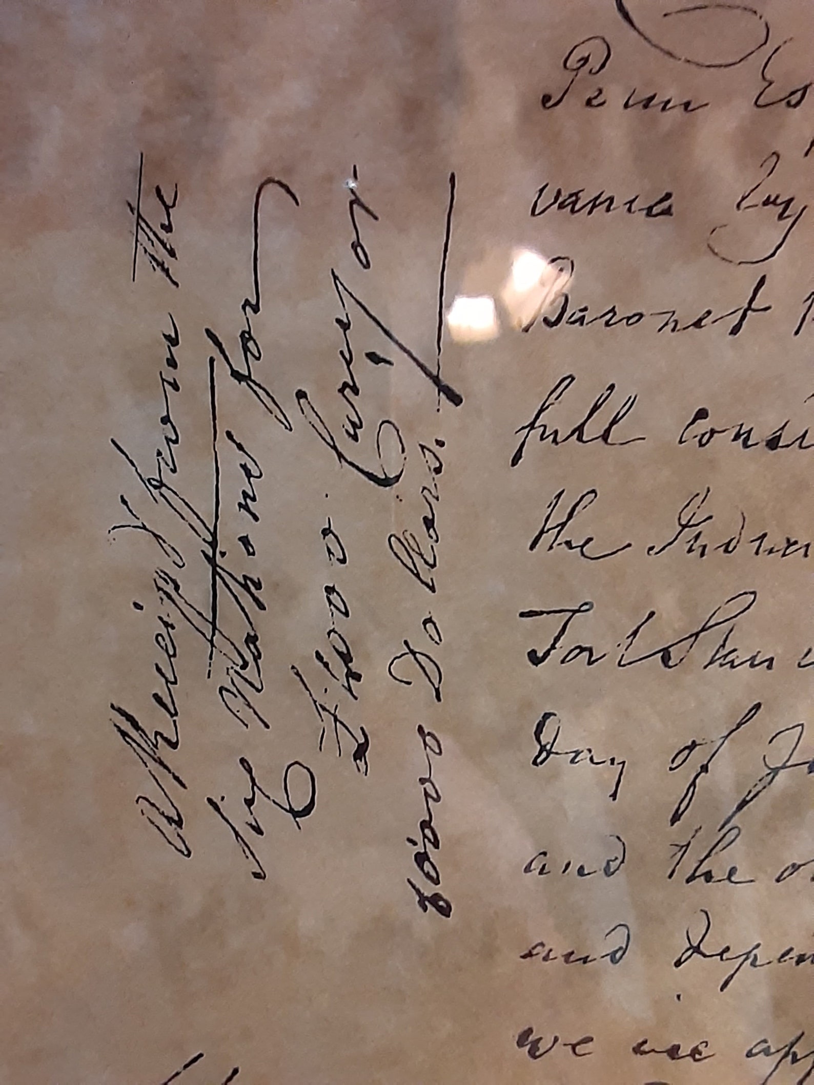 Framed Parchment Document, Signatures of Six Nations of Indians 1769 - Etsy