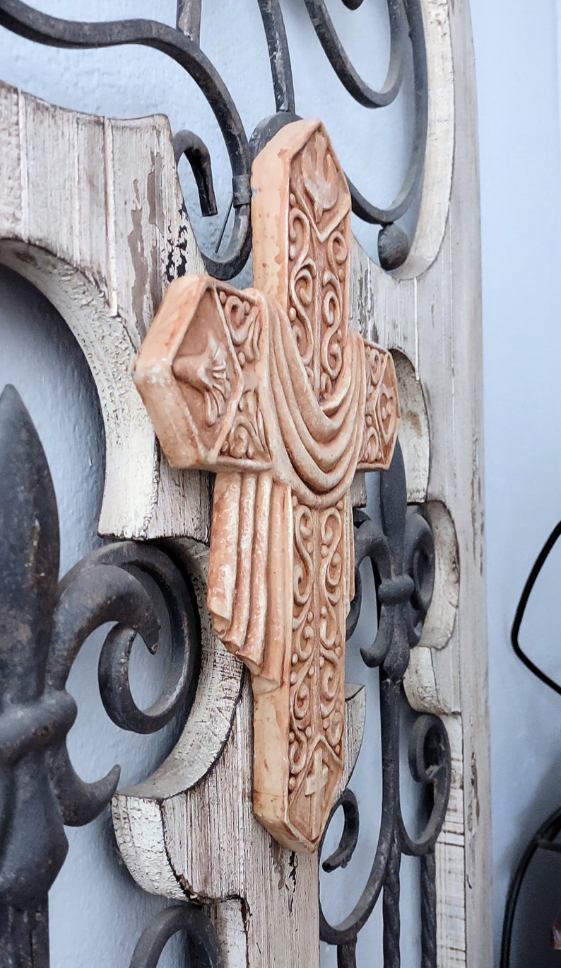 Draped Cross, Crucifix, 3-dimensional,ceramic - Etsy