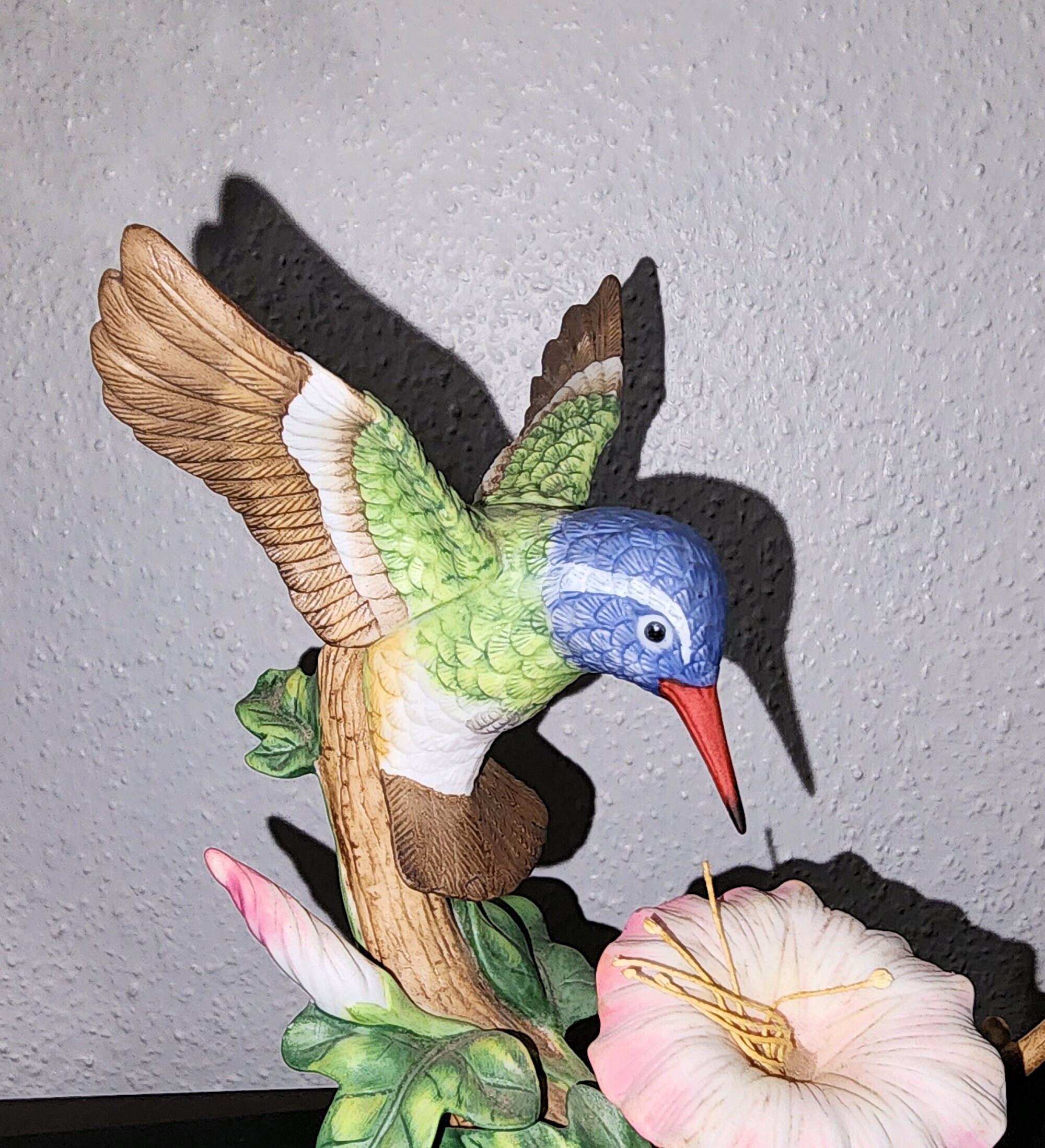 Vintage, Lefton, Hummingbird, Music Box, Figurine, Waltz of the Flowers ...