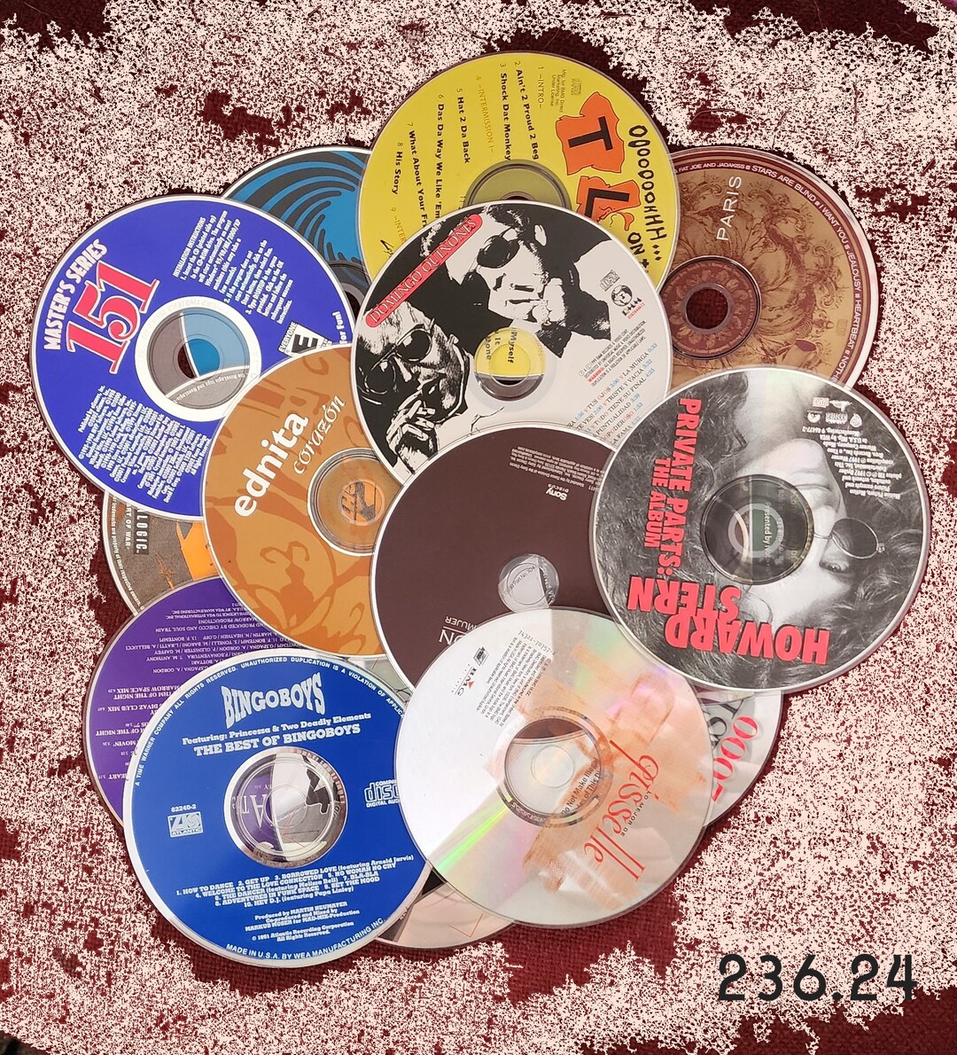 7 Lots of 50 Each, CD, Dvds, Games as Supplies for Mosaic Arts and ...