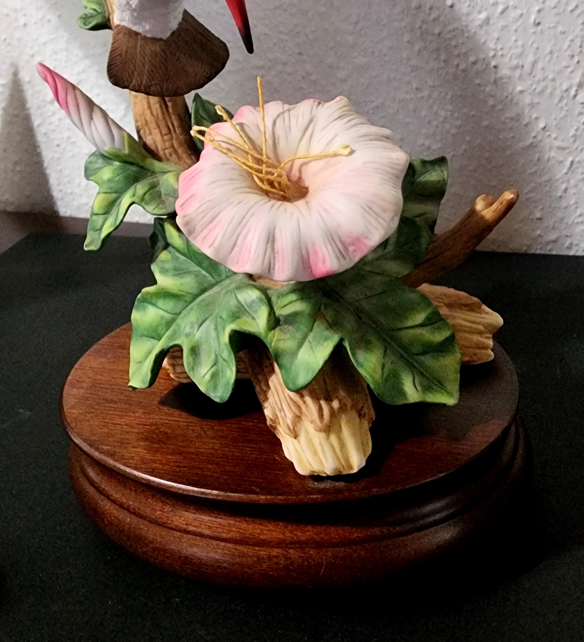 Vintage, Lefton, Hummingbird, Music Box, Figurine, Waltz of the Flowers ...