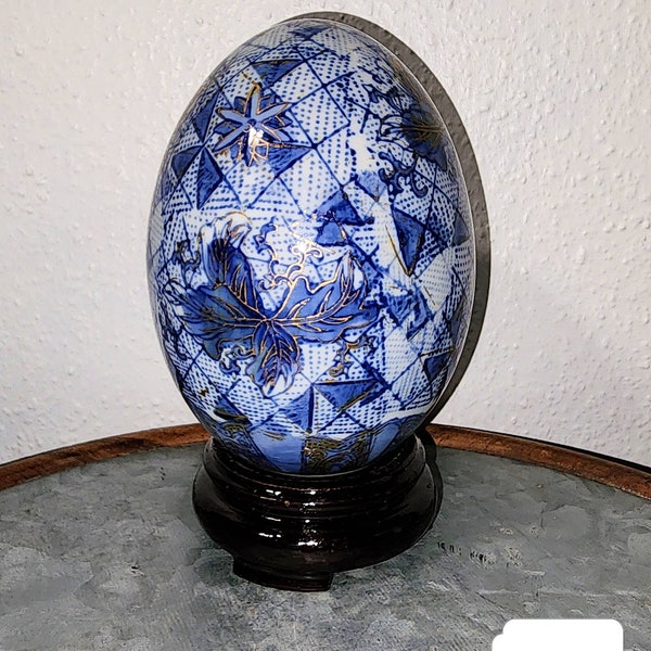 Ceramic Egg With Stand - Etsy