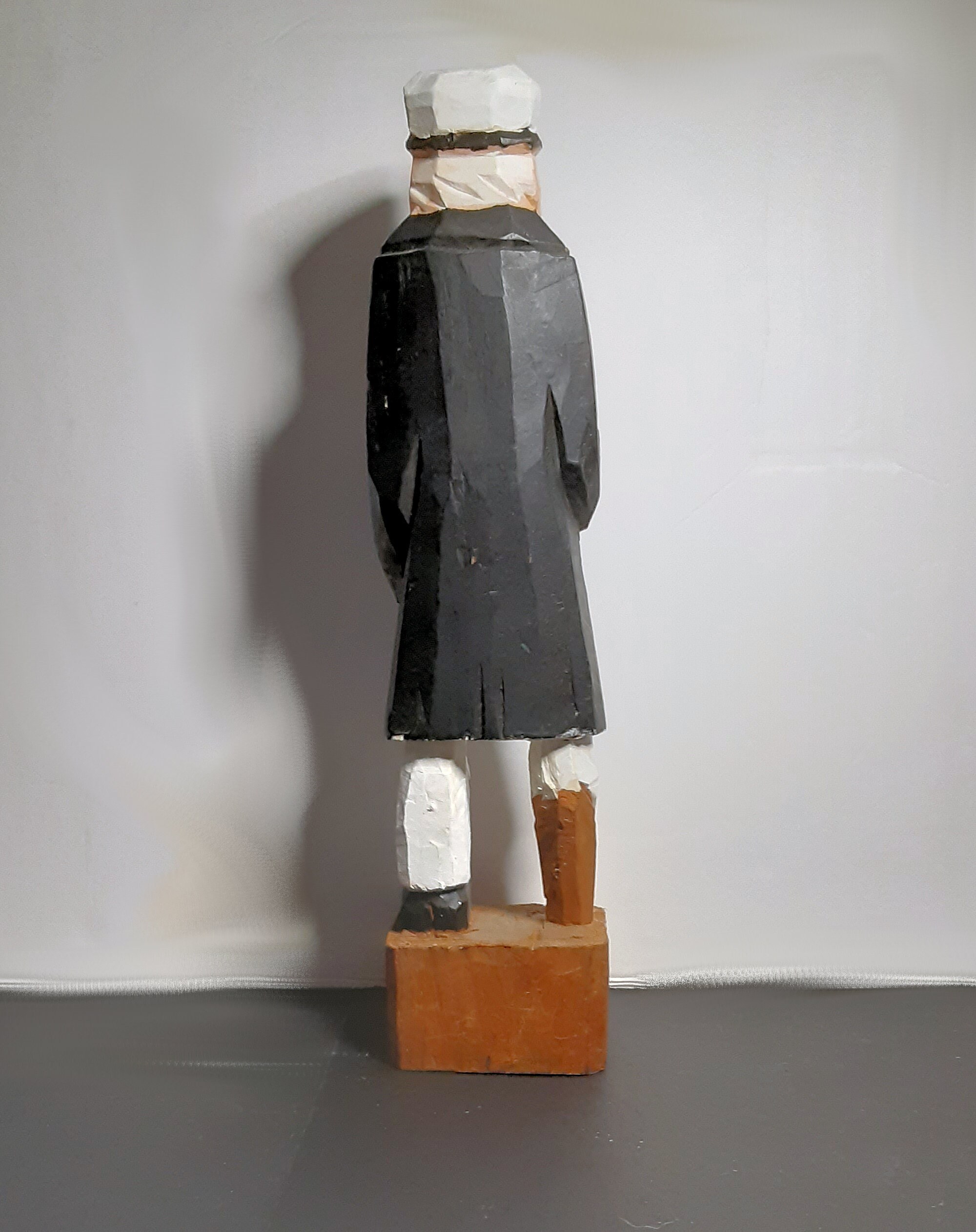 Vintage Hand Carved and Painted Wood Sea Captain - Etsy