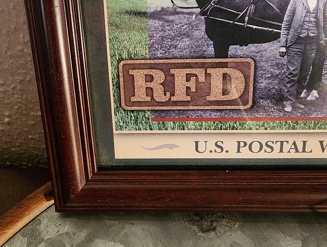 US Post Office Issued Stamps With Photo Rural Postal Worker - Etsy