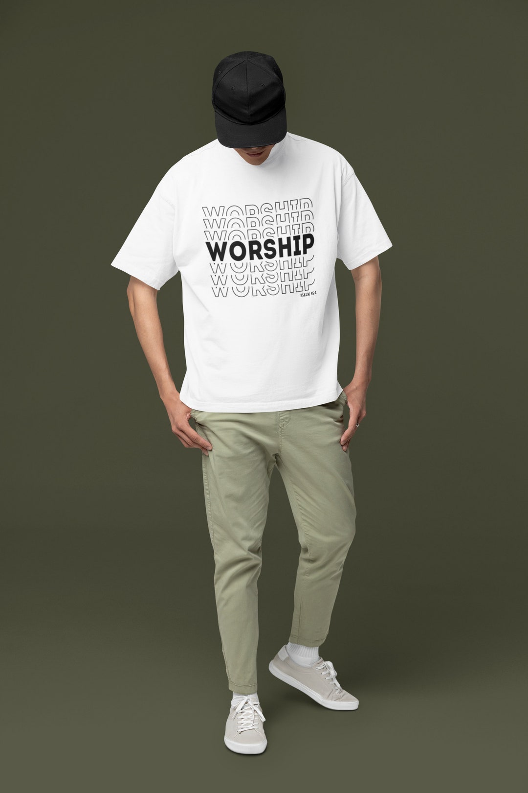 Worship Retro Faith Church Apparel - Etsy