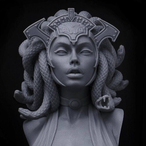 Medusa 3D STL File - Etsy