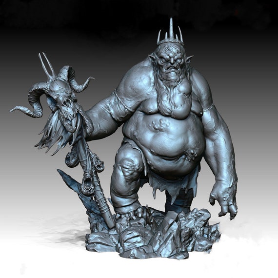 Goblin King 3D STL File - Etsy