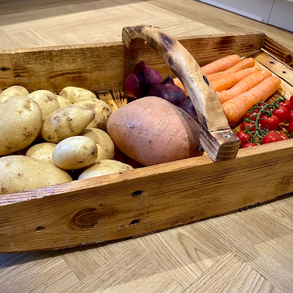 Wooden Trug - Etsy UK
