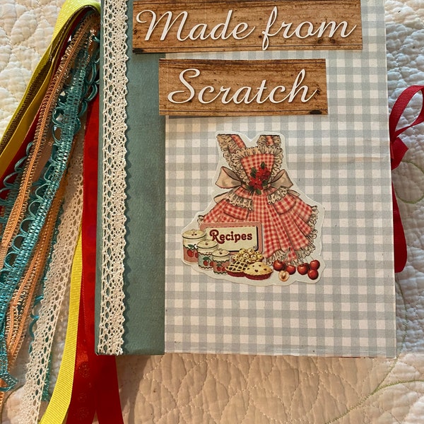 Cookbook Junk Journal - Etsy