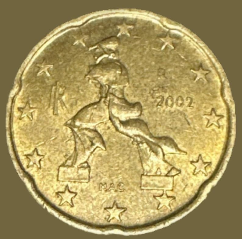 Zeldzame munt 20 cent 2002 - Etsy Nederland