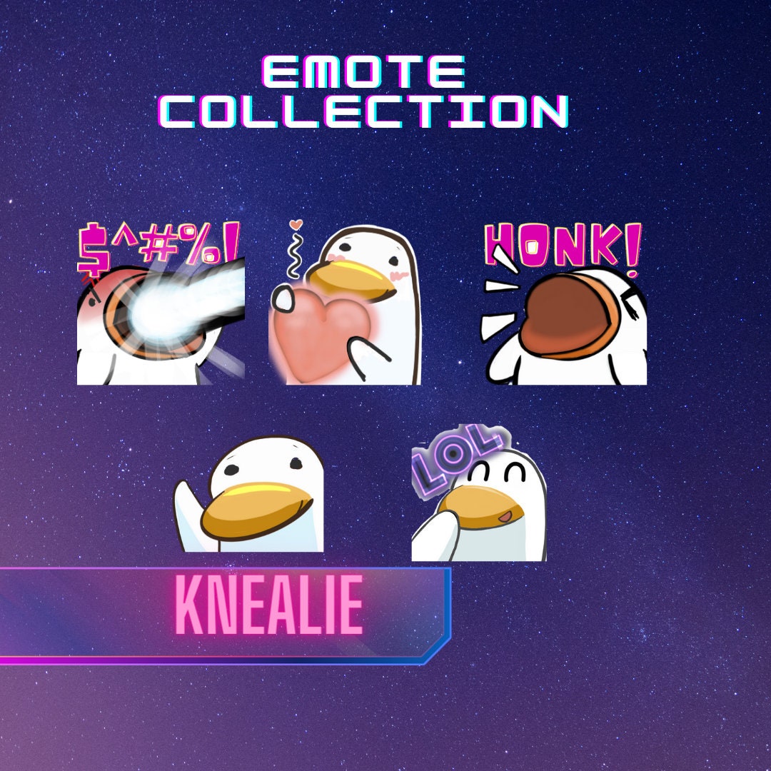 Twitch / Discord Doodled Goose Emote Set - Etsy UK