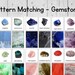 Gemstones Printable Pattern Matching Montessori Materials, Flashcards ...