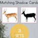 Printable African Animal Matching Shadow Cards. Montessori Style ...