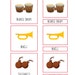 Printable Musical Instruments 3-part Cards, Matching and Reading ...