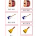 Printable Musical Instruments 3-part Cards, Matching and Reading ...