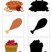Printable Thanksgiving Matching Shadow Cards. Montessori Style ...