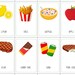 Printable Foods English 3-part Cards, Nomenclature, Montessori Style ...