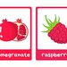 Fruits - Printable Flashcards, Preschool Educational Materials ...
