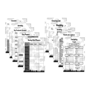 Cow Heifer Digital Planner, Journal, Hyperlinked Notebook, Aesthetic ...