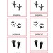 Printable 3-part Cards - Animal Footprints. Identifying Footprints ...