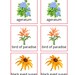 Memory Game Flashcards Flowers, Montessori Printable, Forest Schooling ...