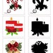 Printable Christmas Matching Shadow Cards. Montessori Style. Preschool ...