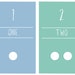 Counting Flash Cards, Kindergarten, Number Cards, 1 Through 10 ...