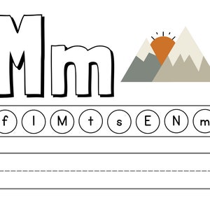 Printable Letters of the Alphabet Play Dough Mats, Printable Tracing ...