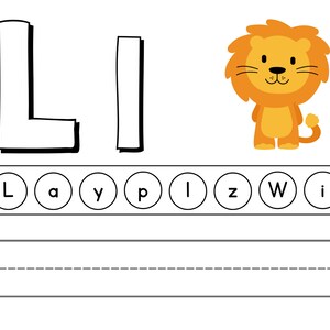 Printable Letters of the Alphabet Play Dough Mats, Printable Tracing ...