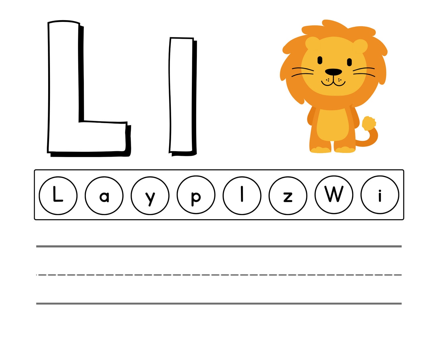 Printable Letters of the Alphabet Play Dough Mats, Printable Tracing ...