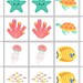 Under the Sea Matching Card Game, Memory Kids Activity, Printable ...