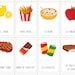 Printable Foods Spanish 3-part Cards, Nomenclature, Montessori Style ...