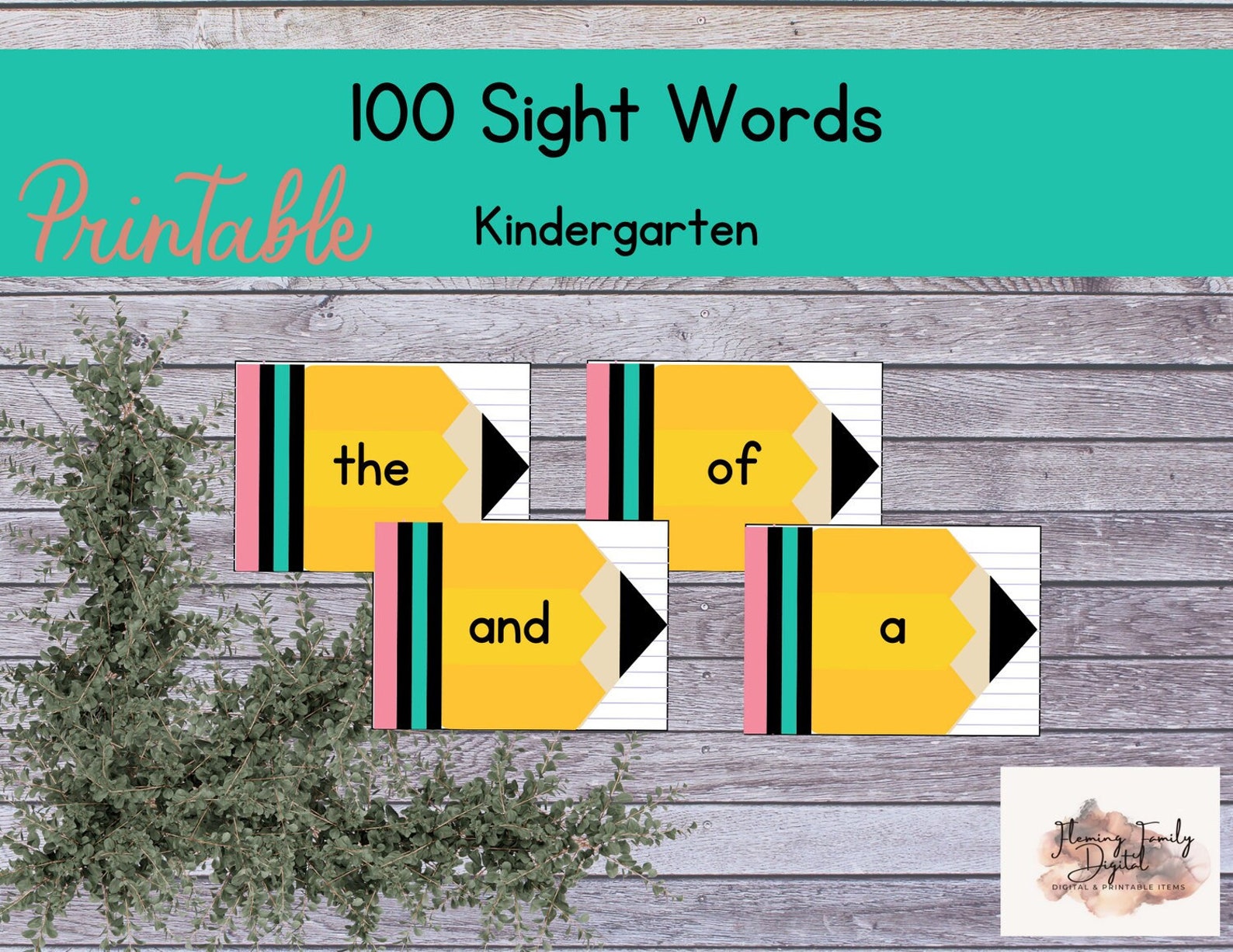 Sight Word Flash Cards, Kindergarten Sight Words, High Frequency Words ...