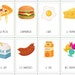 Printable Foods French 3-part Cards, Nomenclature, Montessori Style ...