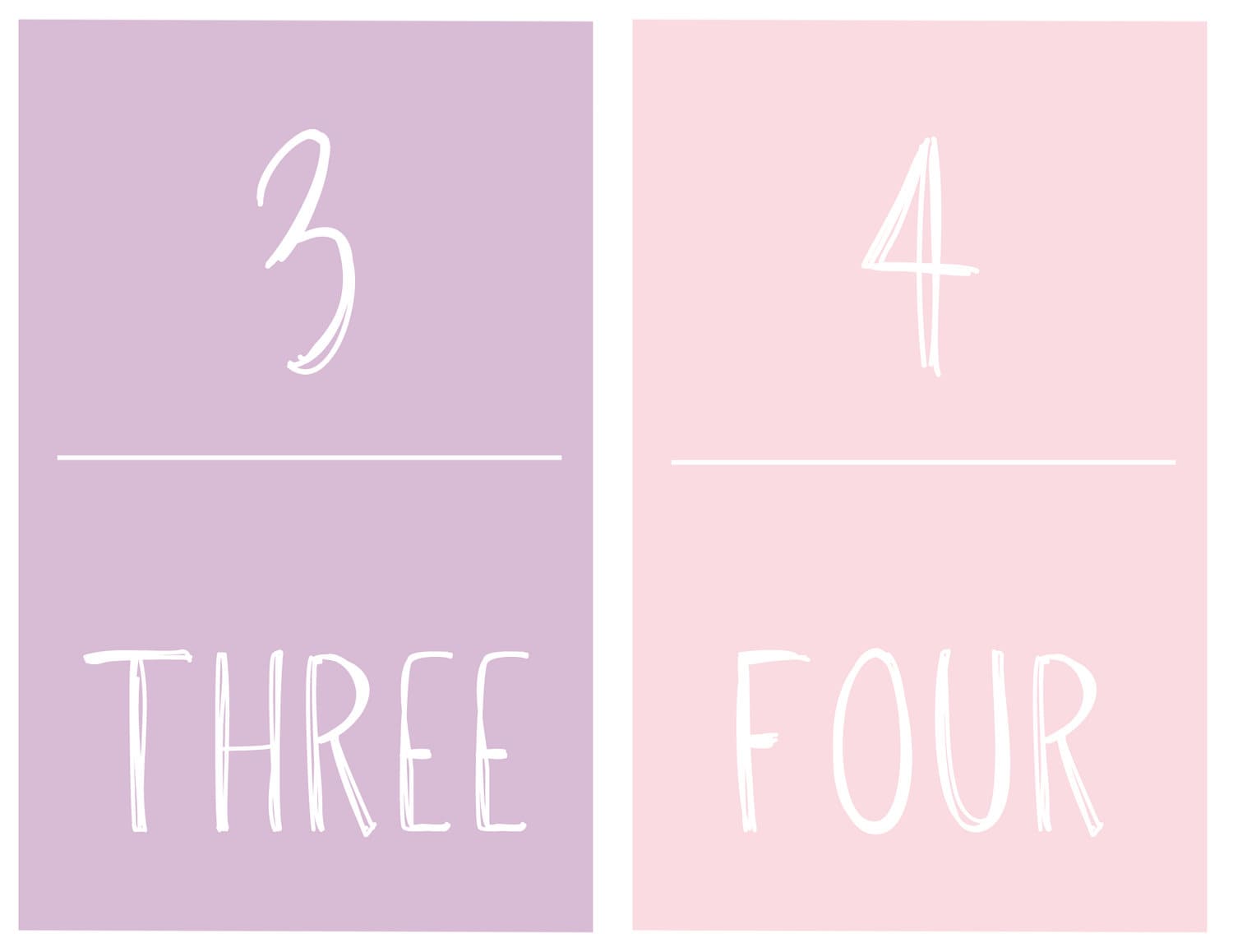 Counting Flash Cards, Kindergarten, Number Cards, 1 Through 10 ...