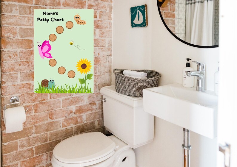 Spring Potty Chart - Etsy